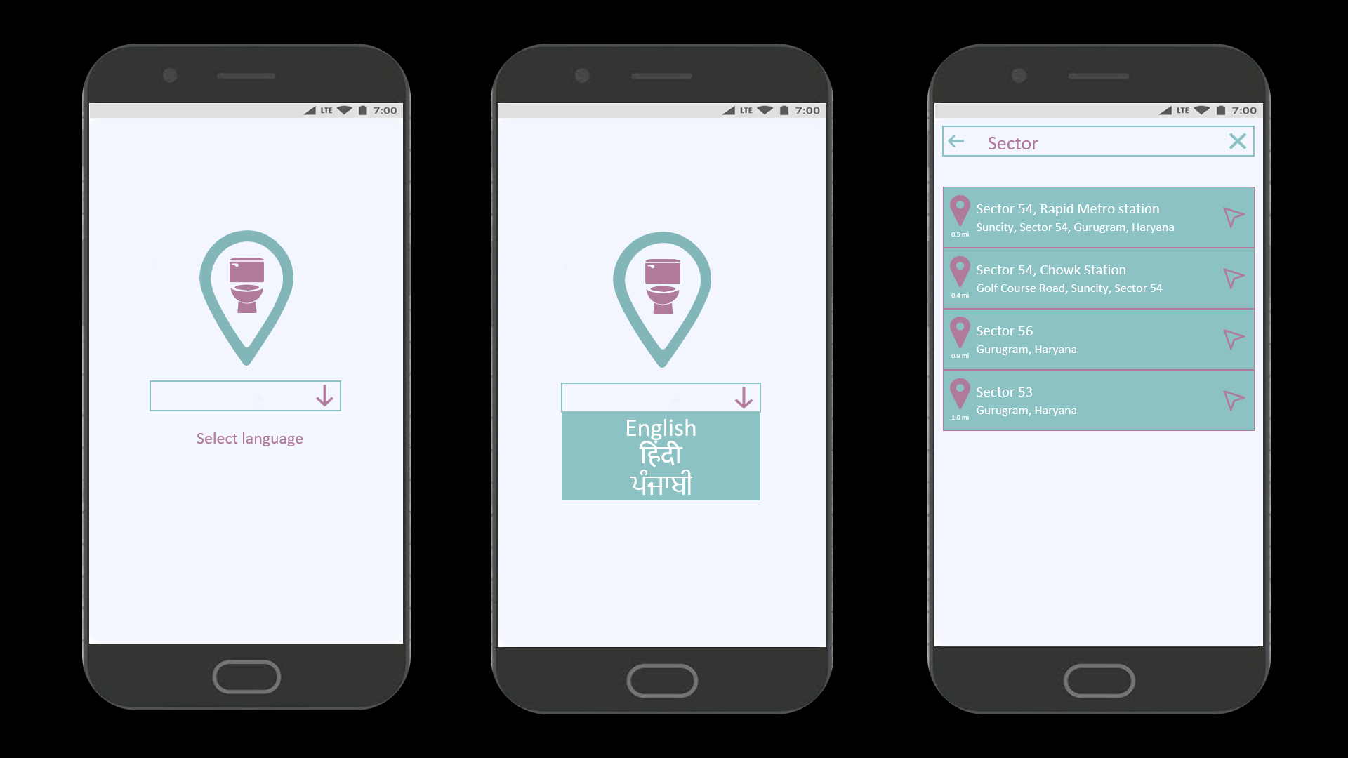 TOILET LOCATOR APP | Sushant University